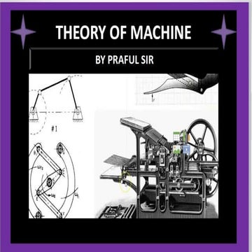 introduction theory of machine | PPTX