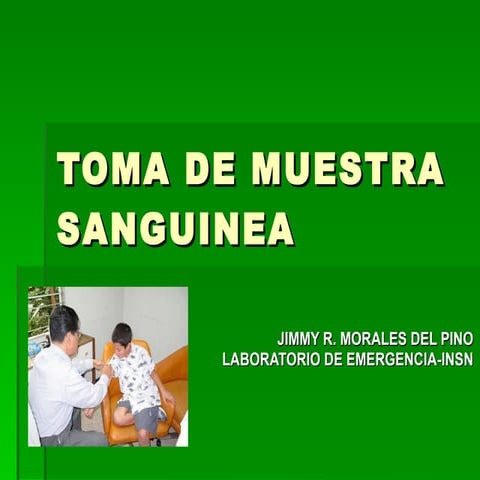 Diapositivas toma de muestra | PPTX