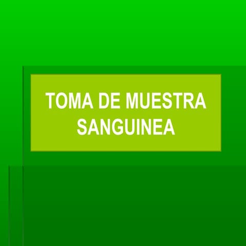 Diapositivas toma de muestra | PPTX
