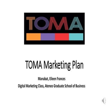 Toma Digital Marketing Plan | PPTX