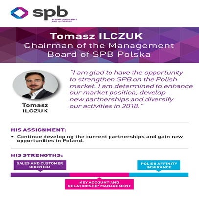 Congratulations to Tomasz Ilczuk who becomes Chairman of the managing ...