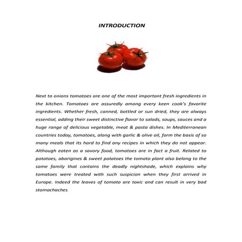 Tomatoes | PDF