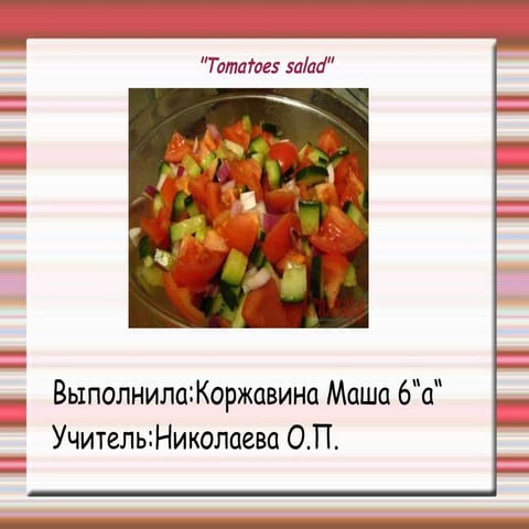 Potato salad ppt | PPTX