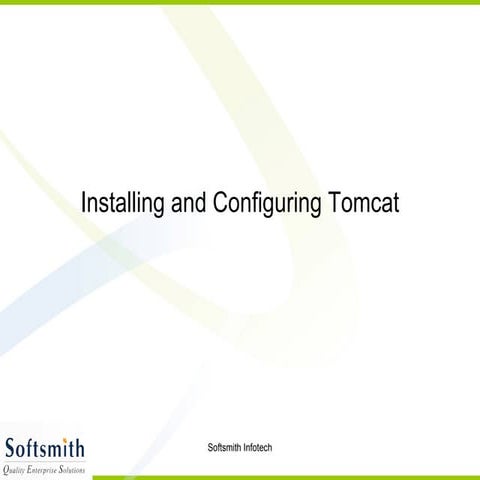 Tomcat Configuration 1 Ppt
