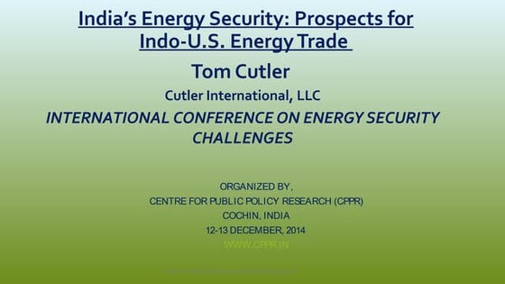 Energy Security | PPTX