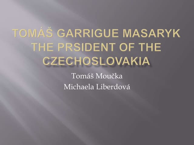 Separation of Czechoslovakia to the Czech and Slovak Republic | PPTX