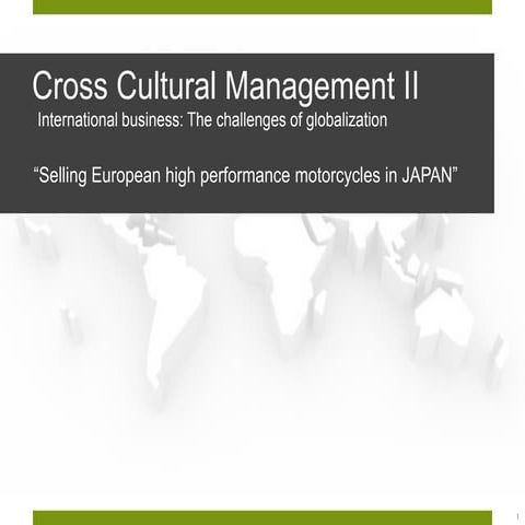 Tommosi motorcycle casestudy | PPTX