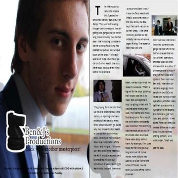 Double page spread computer mock up word | DOCX