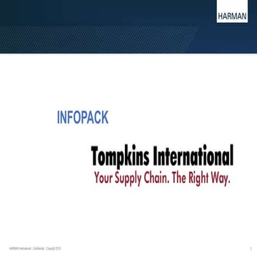 Tompkins international | PPTX | Logistics | Business