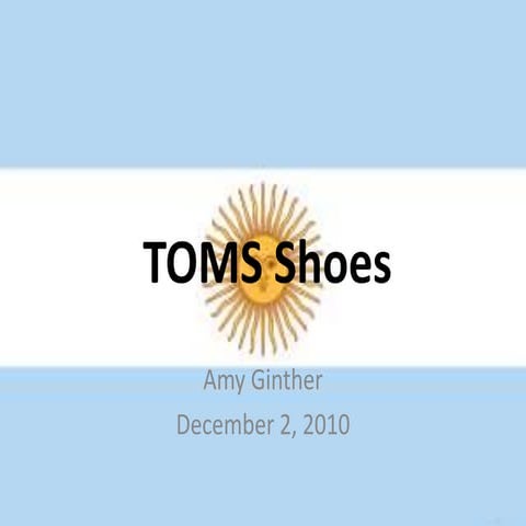 Toms shoes | PPTX