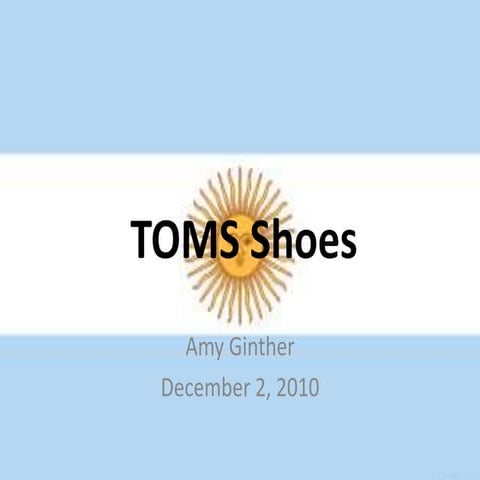 Toms shoes | PPT