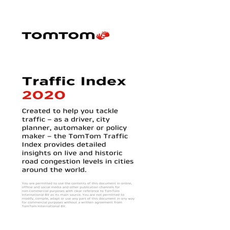 TomTom traffic index | PDF