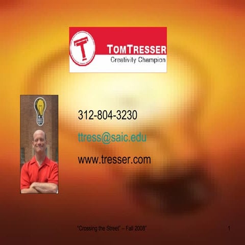 Tom Tresser Introduction | PPT