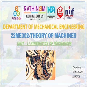 Toggle joint mechanism ppt. | PPTX