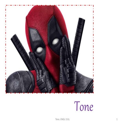 Tone and diction | PPT