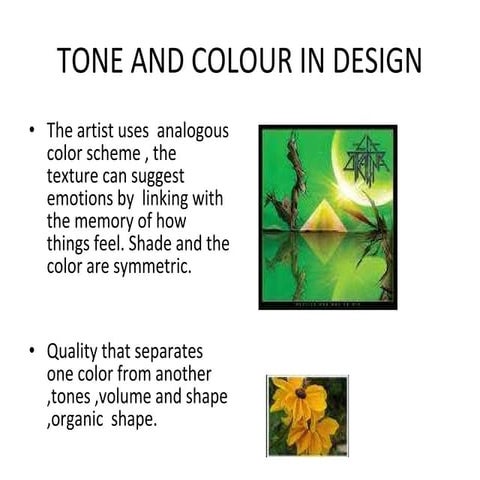 Colour and tone | PPTX