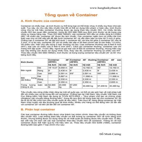 Tong quan-ve-container | PDF