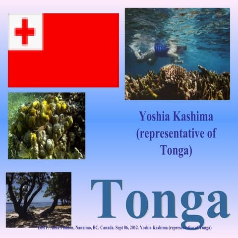 Tonga edit sept 06 2012 tonga global warming sea level rise | PPT