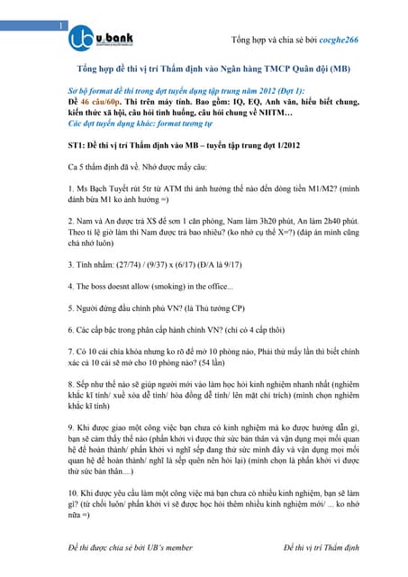 Đề thi công chức ngành y - Kế toán bệnh viện | DOCX