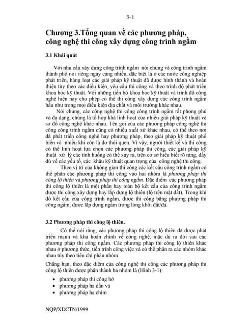Cac giai phap ket cau trong thi cong tang ham va ho dao _ Nguyen Van ...