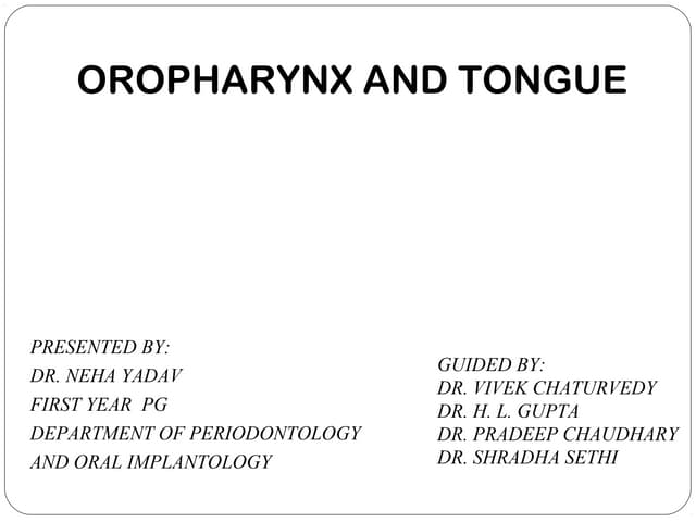 Anatomy of pharynx | PPTX