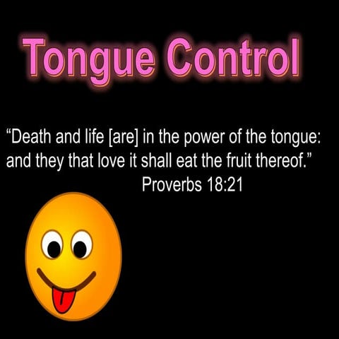 Tongue control | PPT