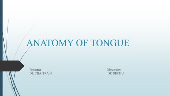 Muscles of tongue | PPTX