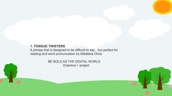Tongue twister | PPT