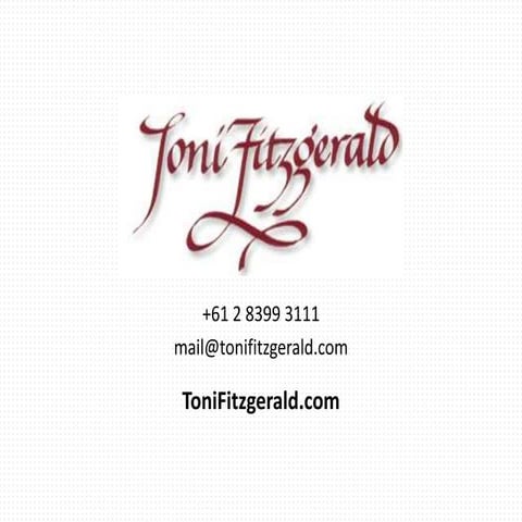 Tonifitz2000 presentations