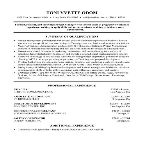 Toniodomresume | PDF