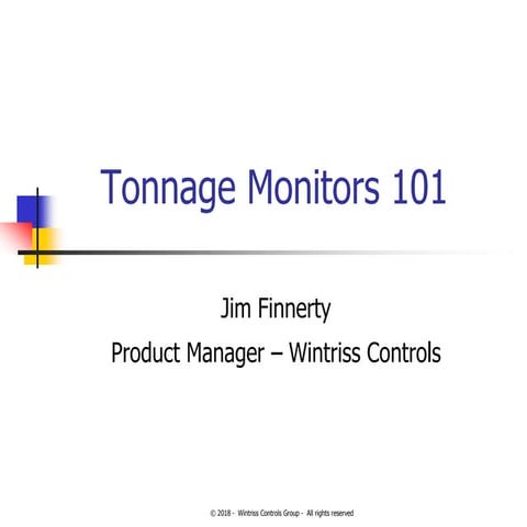 Tonnage Monitors-101 - A Basic Guide for Stamping Press Load Monitoring ...