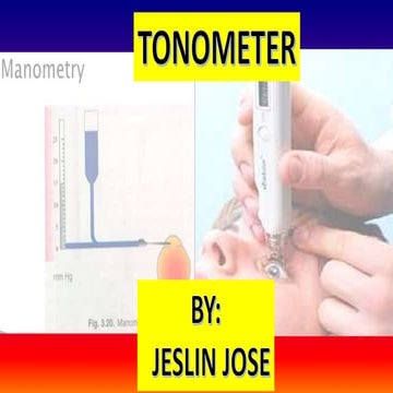 Tonometer | PPTX