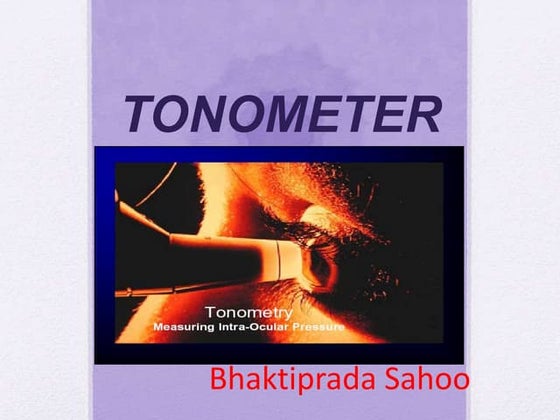 Non Contact Tonometer (NCT) by Atikur Rahman | PDF | Eye and Vision Conditions | Diseases and ...