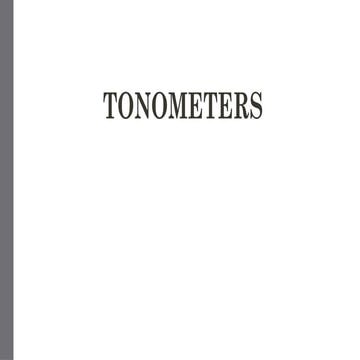 A slide presentation of tonometers and it's operation | PPTX