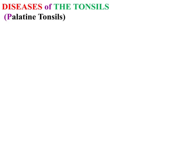 Tonsils and adenoids | PPT