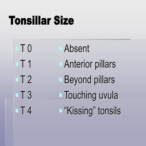 tonsillar size.ppt