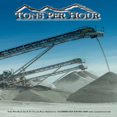 Tons Per Hour Brochure V.1 | PDF
