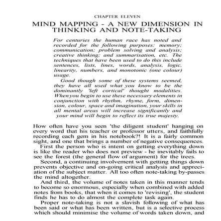 Tony buzan mind maps and making notes | PDF