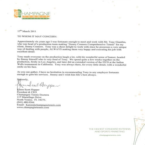 Letters Of Reference | PDF