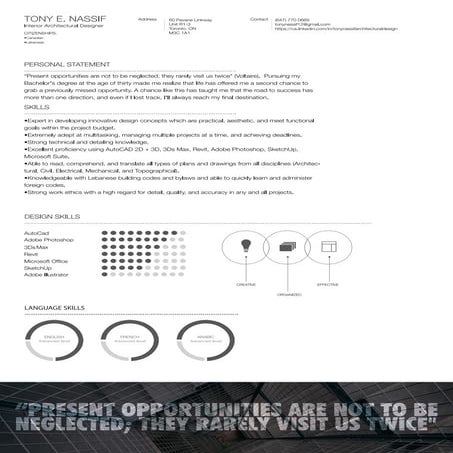 Tony nassif cv | PDF
