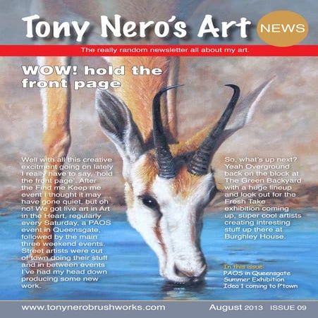 Tony Neros Art - Issue 9 | PDF | Drawing and Sketching | Arts and Crafts