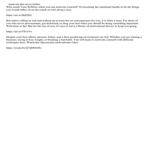 Tony robbins 6 | PDF