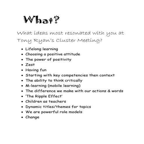 Tony ryan reflections | PDF