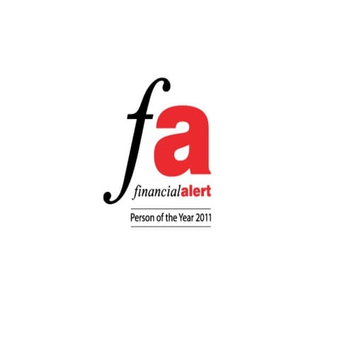 Financial Alert Person Of The Year 2011 | PPTX