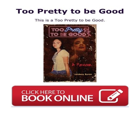 [KINDLE]||Too Pretty to be Good | PDF