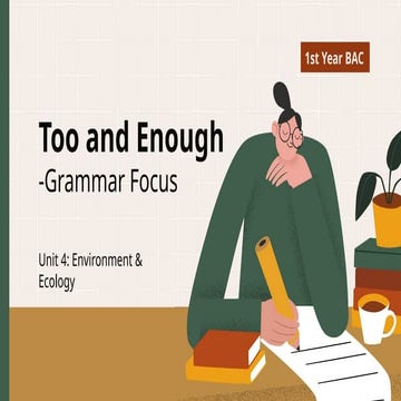 Too or enough esl grammar exercises worksheet (1) | PDF