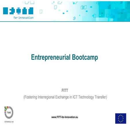 Toolbox Entrepreneurial Bootcamp Ppt Final | PDF | Startups | Business