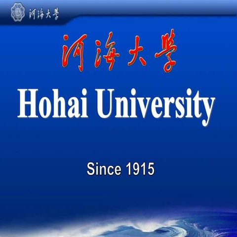 Hohai University | PDF
