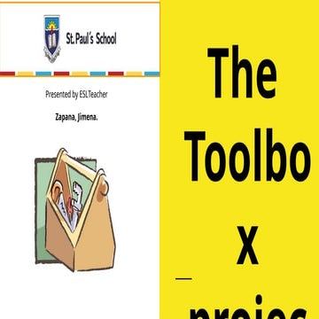 Toolbox Presentation for Teachers - SEL- First Grade. .pptx