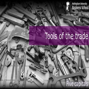 Tools: Five Capitals | PPT